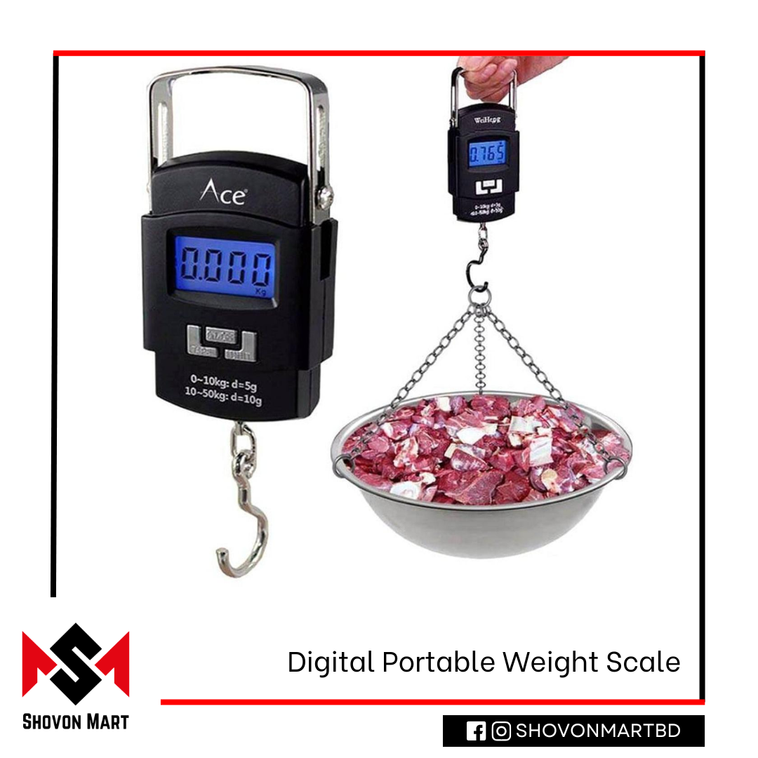 Digital Portable Weight Scale – Shovon Mart